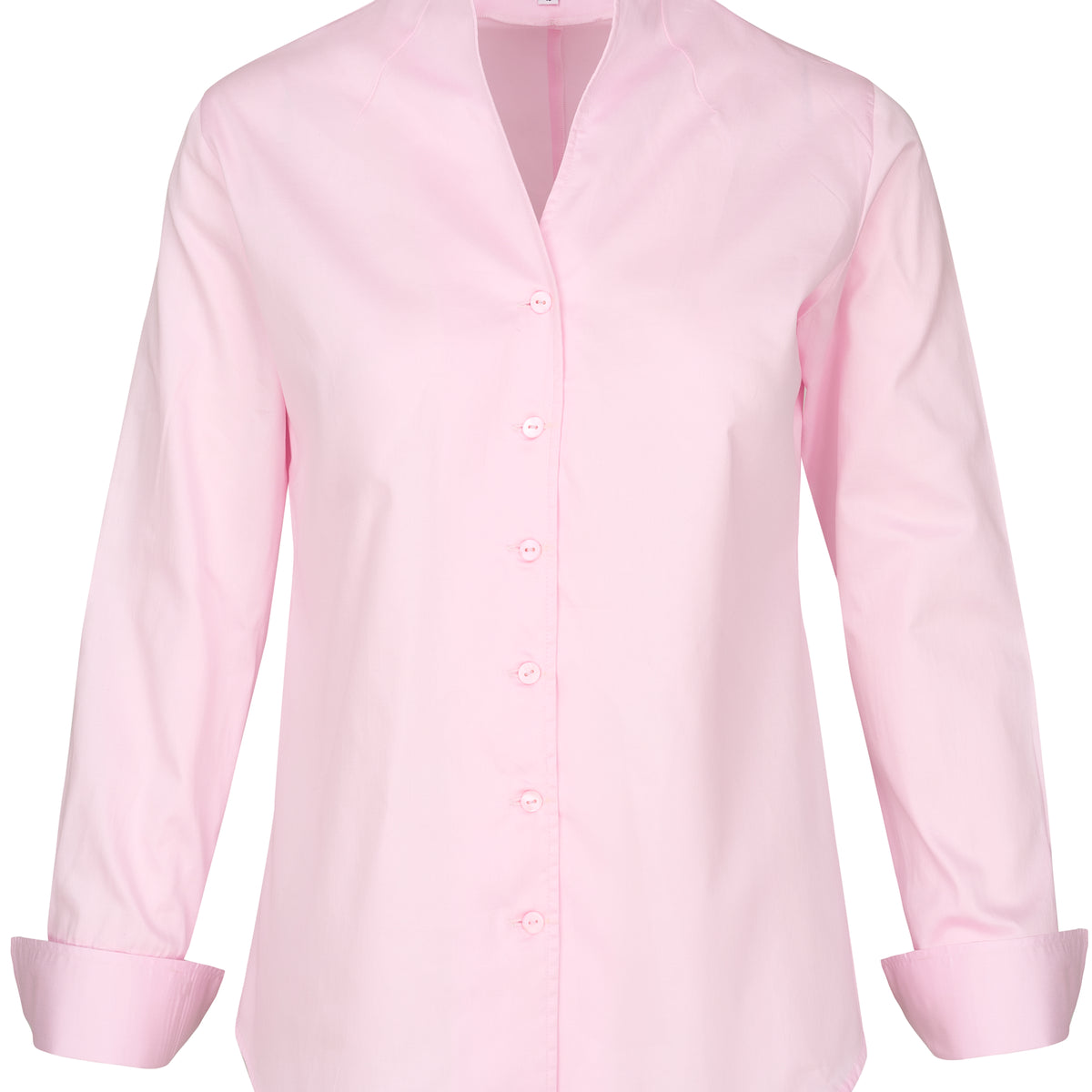 Cotton Chelsea Shirt In Baby Pink – At Last Shop